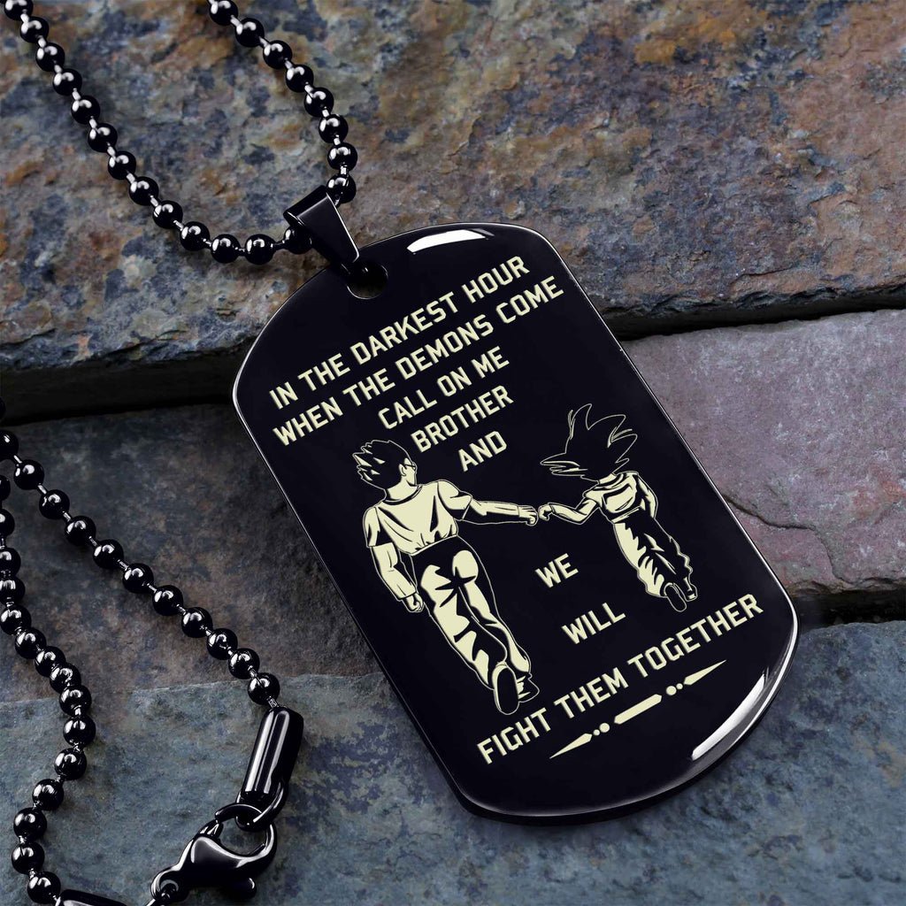 DRB new Customizable engraved brother dog tag gift from brother, In th