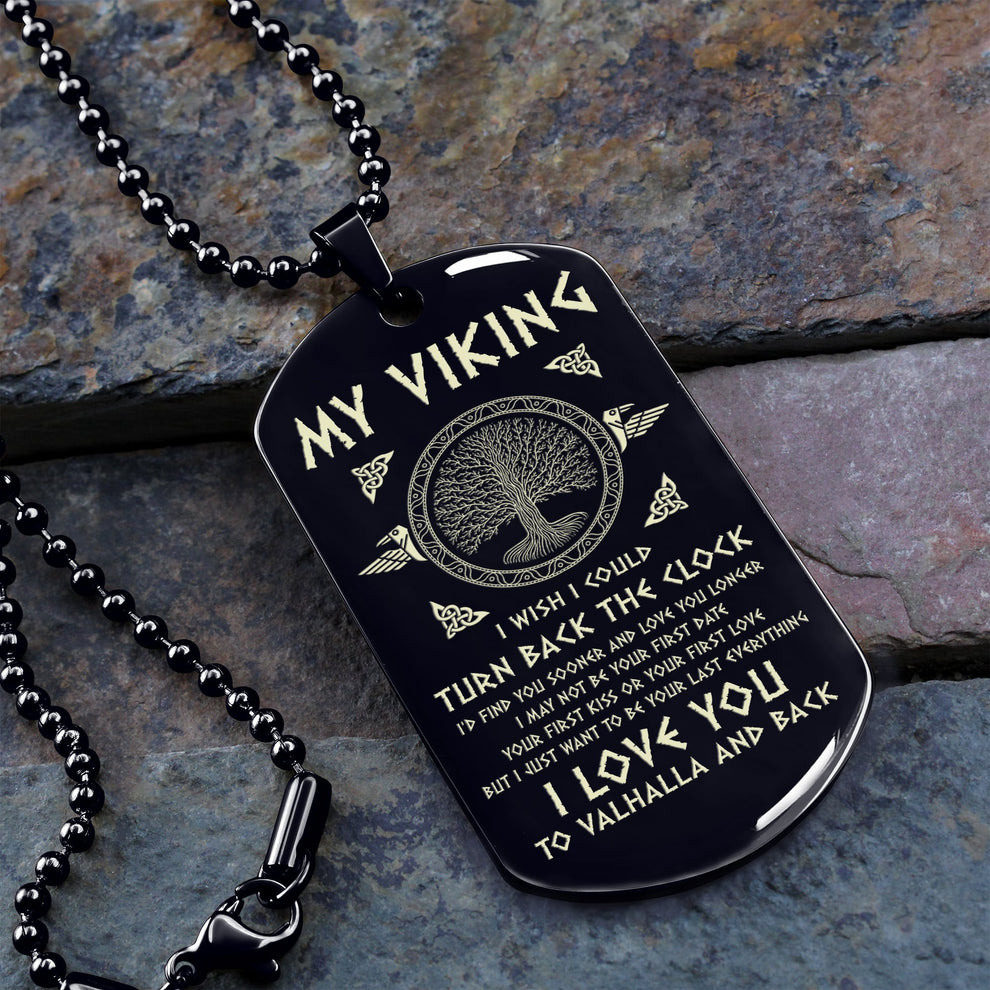 Viking Dog tag wife to husband – WayOfHome